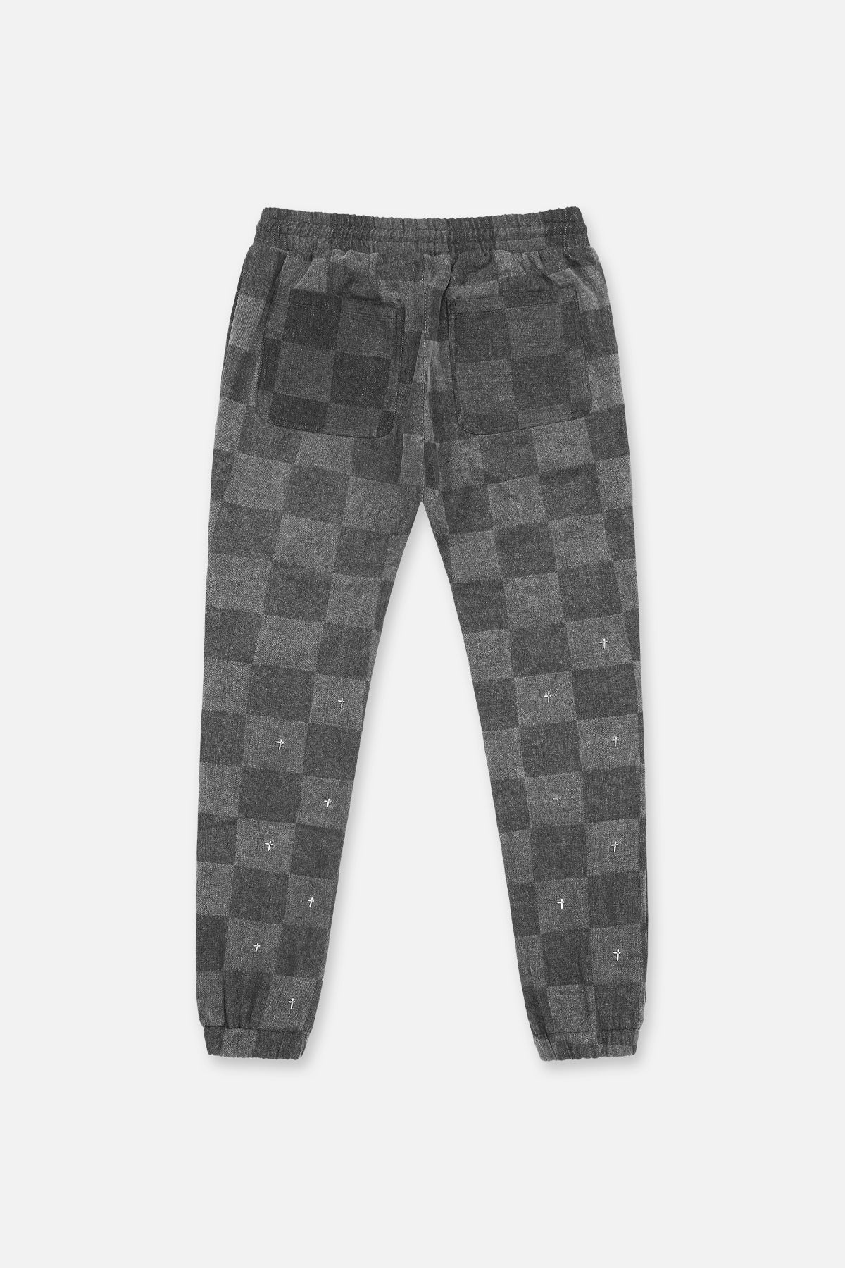 OWEN SWEATPANT | GREY CROSS CHECKER